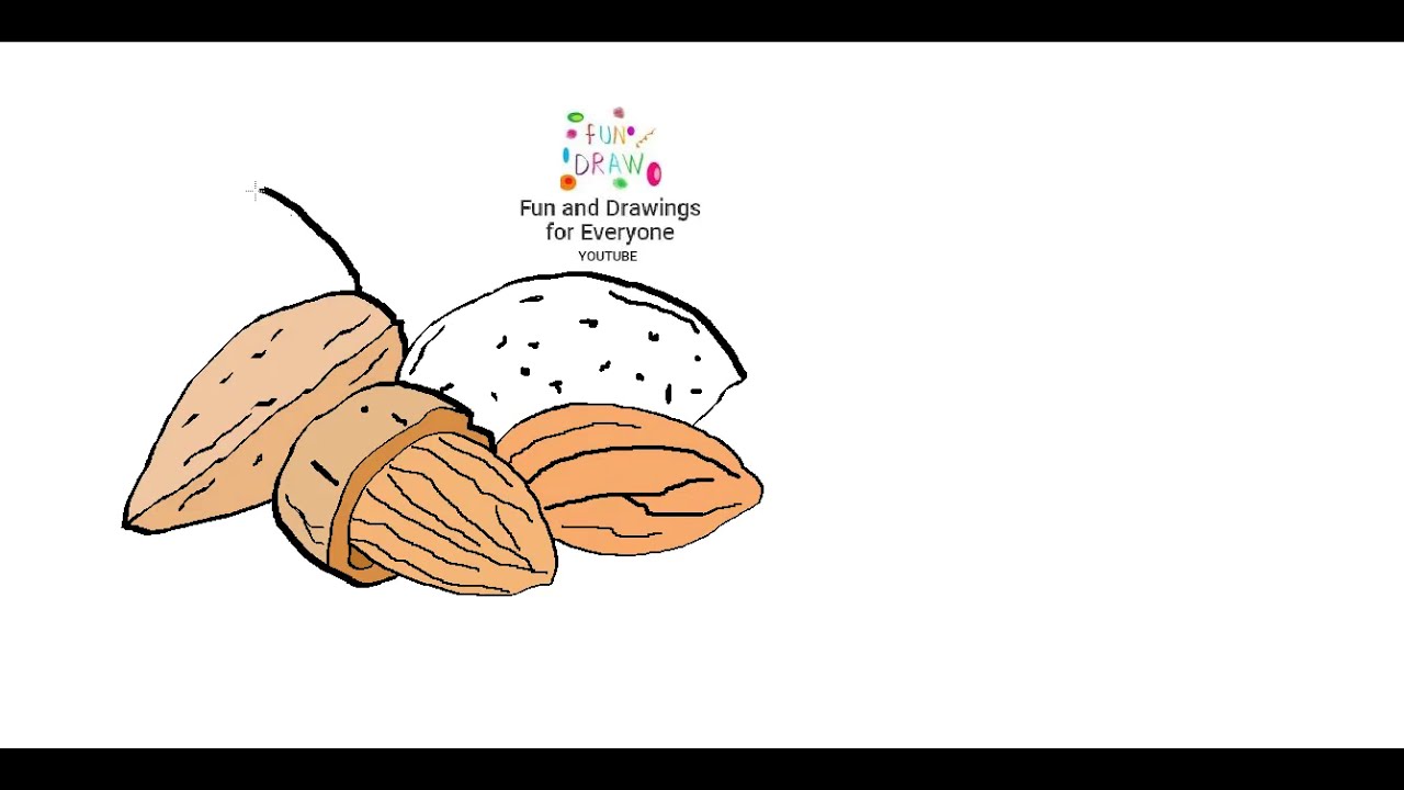 Cómo Dibujar Almendras - YouTube