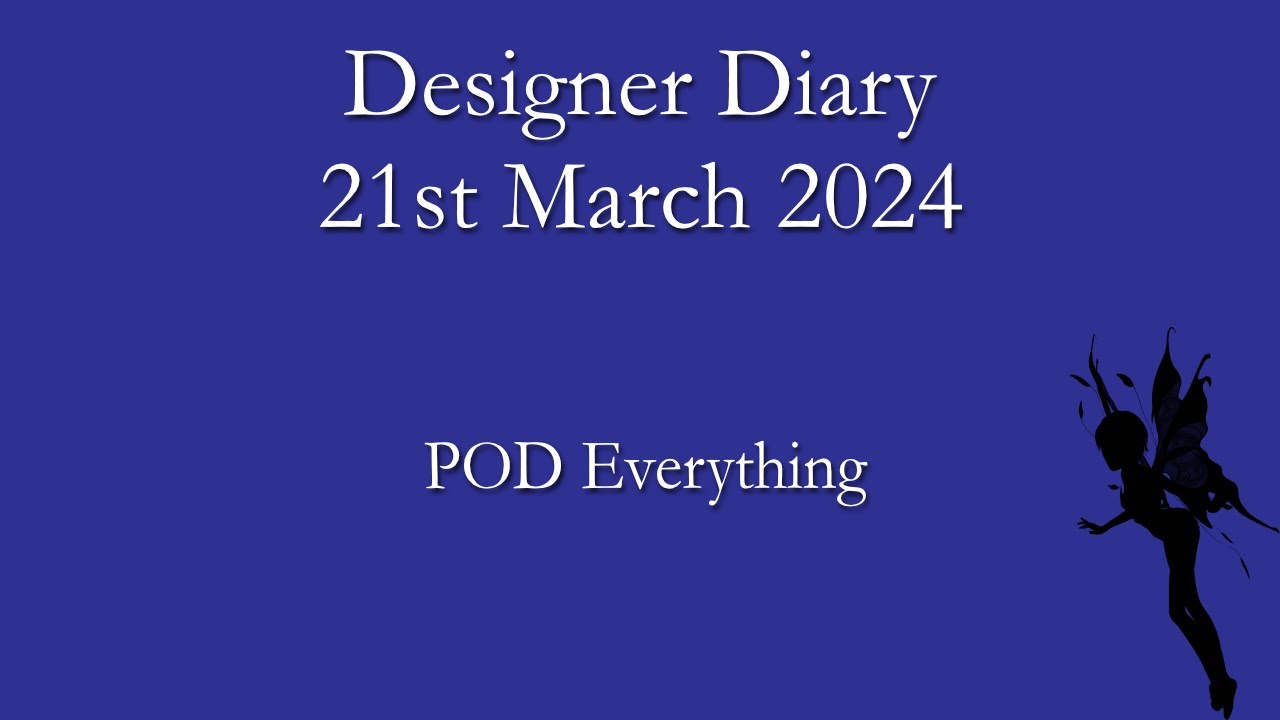 Designer Diary: POD Everything - YouTube