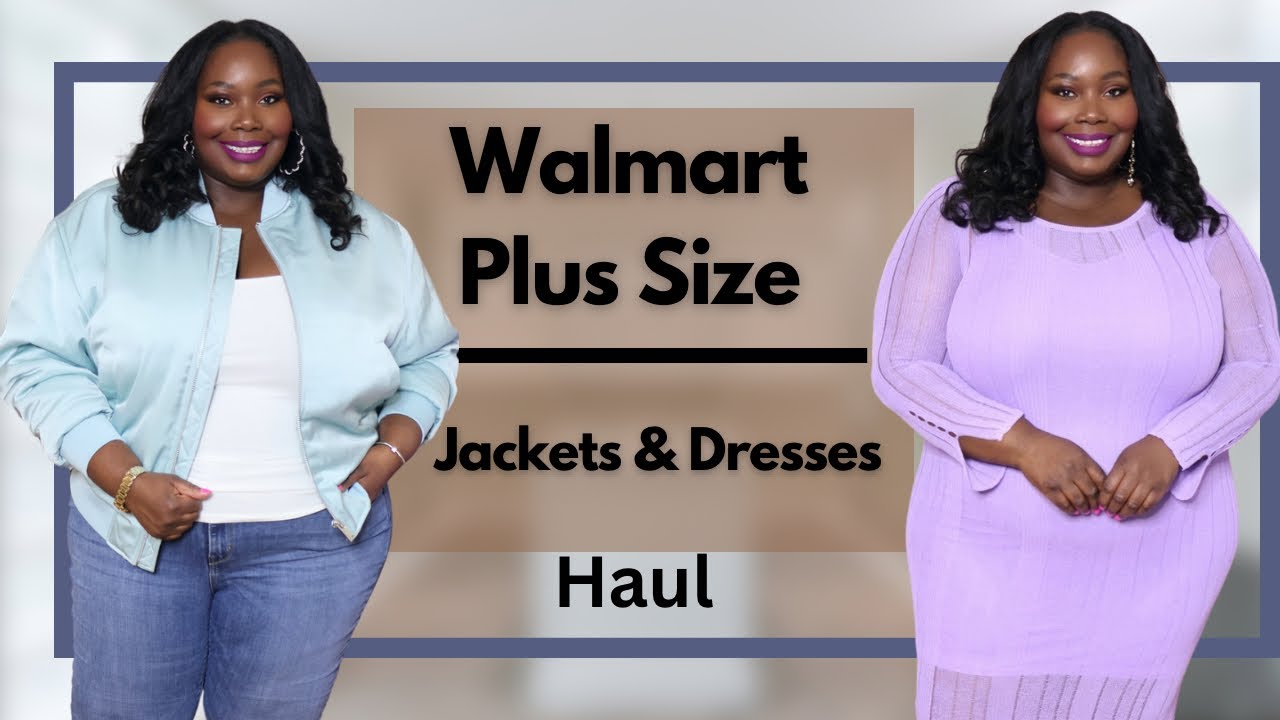New Walmart Plus Size Haul For Early Spring - YouTube