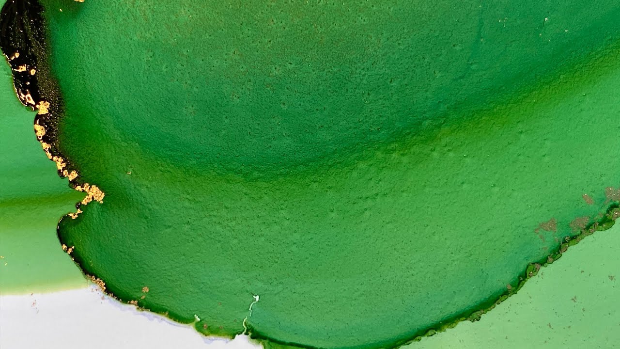 Alcohol Ink Basics Blend By Tilting Paper | 338 - YouTube