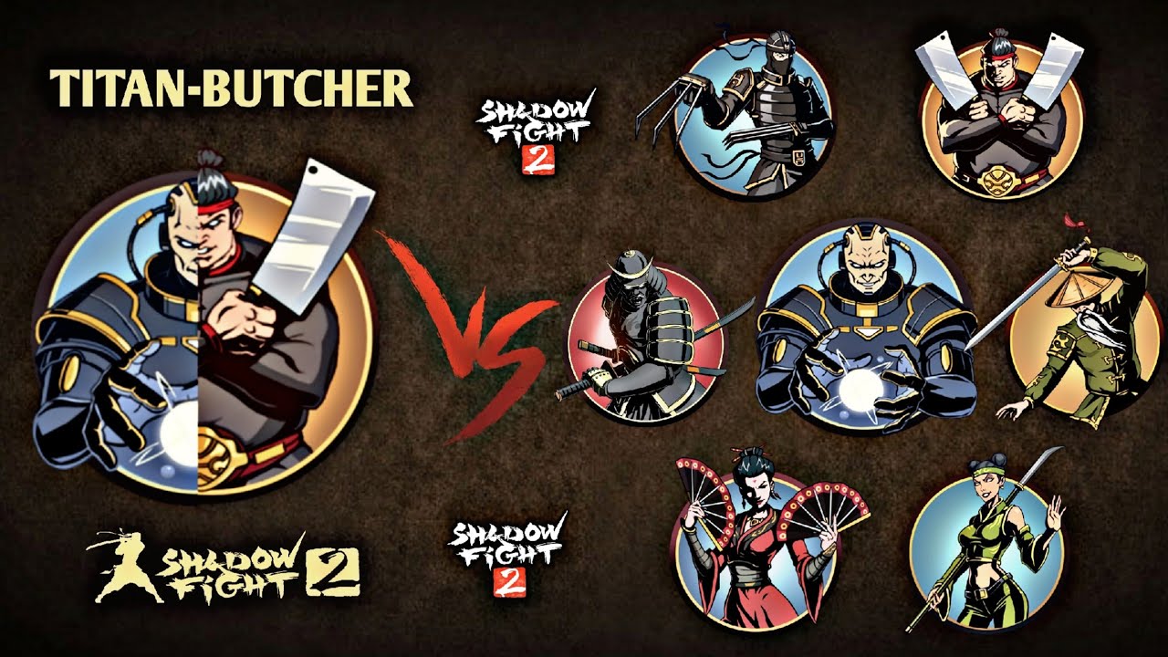 Shadow Fight 2 | Titan-Butcher vs The Demons - YouTube