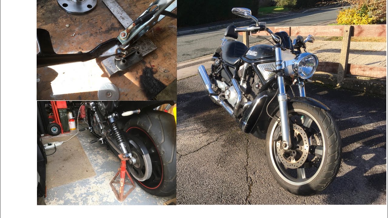 Harley Davidson V Rod - I can't find my side stand! So I do a custom ...