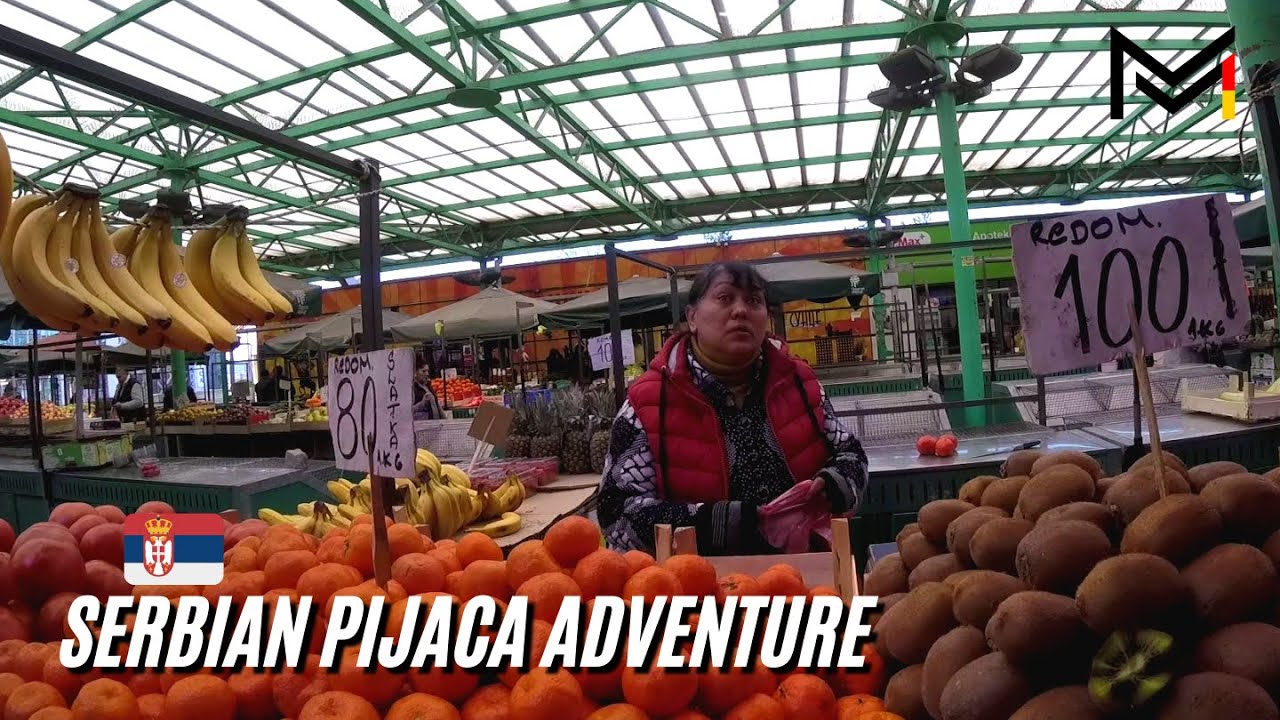 Checking out a Pijaca market in Belgrade 🇷🇸 - YouTube