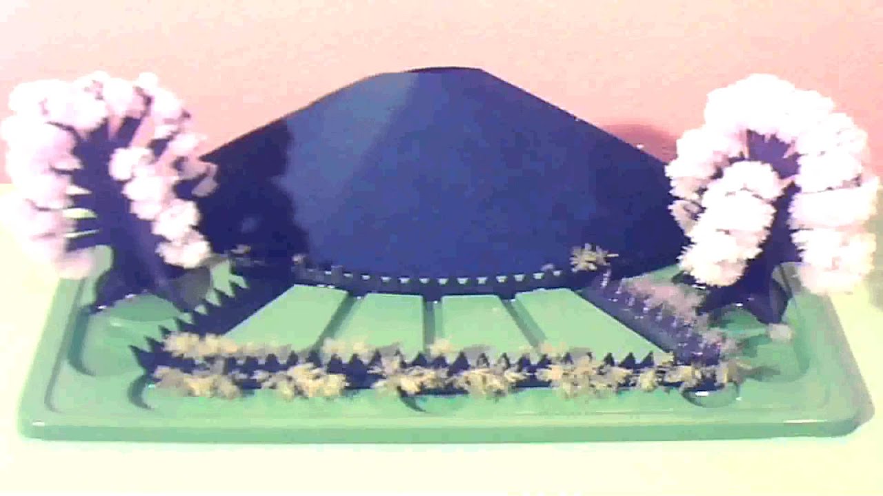 Stop motion Timelapse magic crystal garden - YouTube