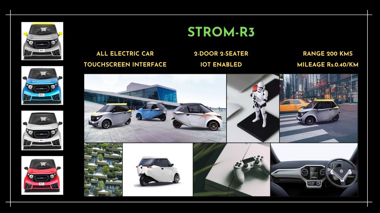 STROM-R3 by STROM MOTORS Mumbai Based Startup - First Electric Car ...