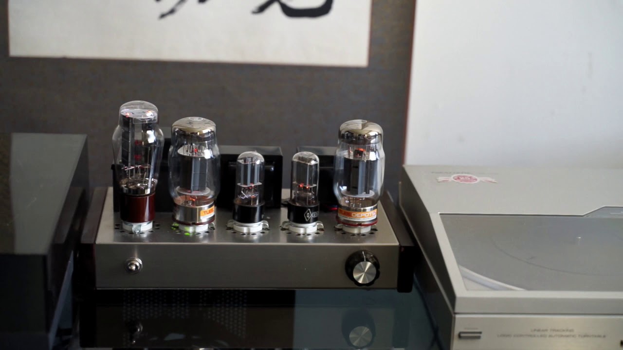 Nobsound Tube Amp Kit +Klipsch R15M plays 月上西楼 - YouTube