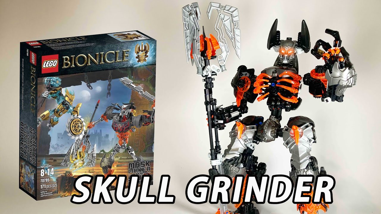 LEGO BIONICLE MOC BUILD SKULL GRINDER - YouTube