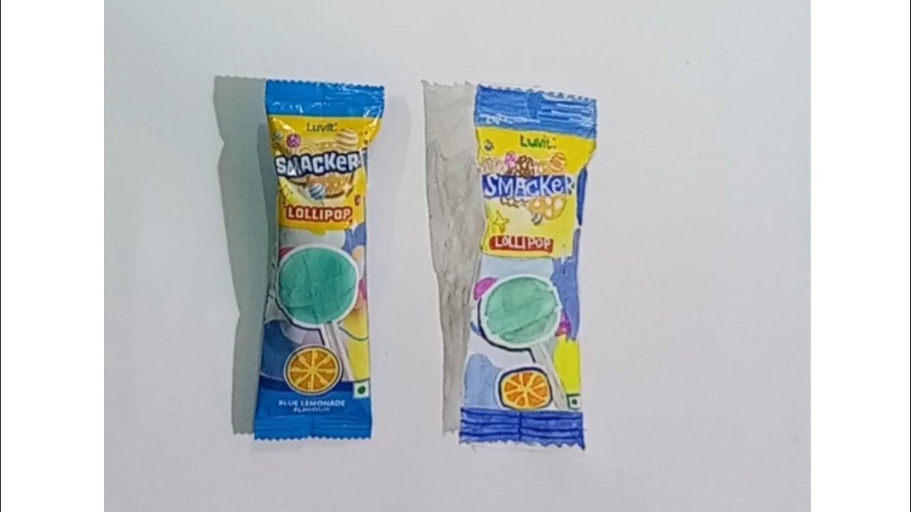 How to make water colour drawing lollipop packet step by step Part 22 ...
