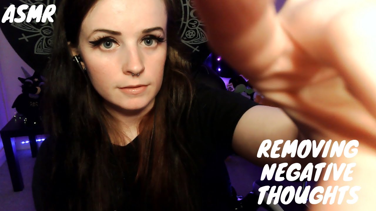 ASMR // Removing Negative Thoughts // Unpredictable Triggers ♡ - YouTube