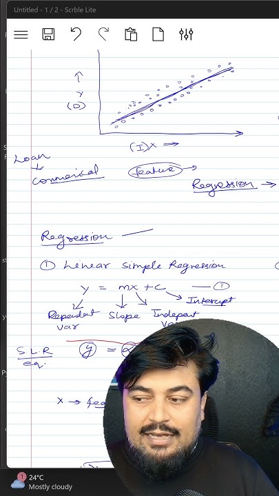 Linear Regression Explained in Hindi - YouTube