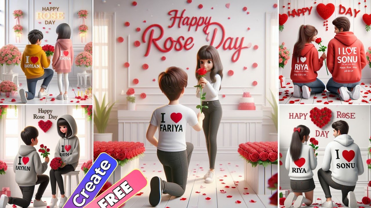 How to Create Rose Day AI Images free | Bing Image creator | bing ai ...