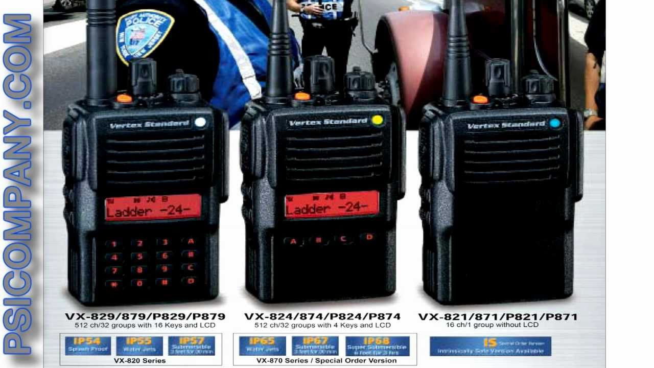 Vertex Standard VX-821 Portable Radio: An Overview - YouTube
