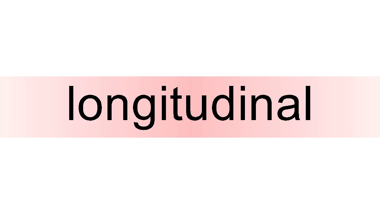 How to pronounce longitudinal - YouTube