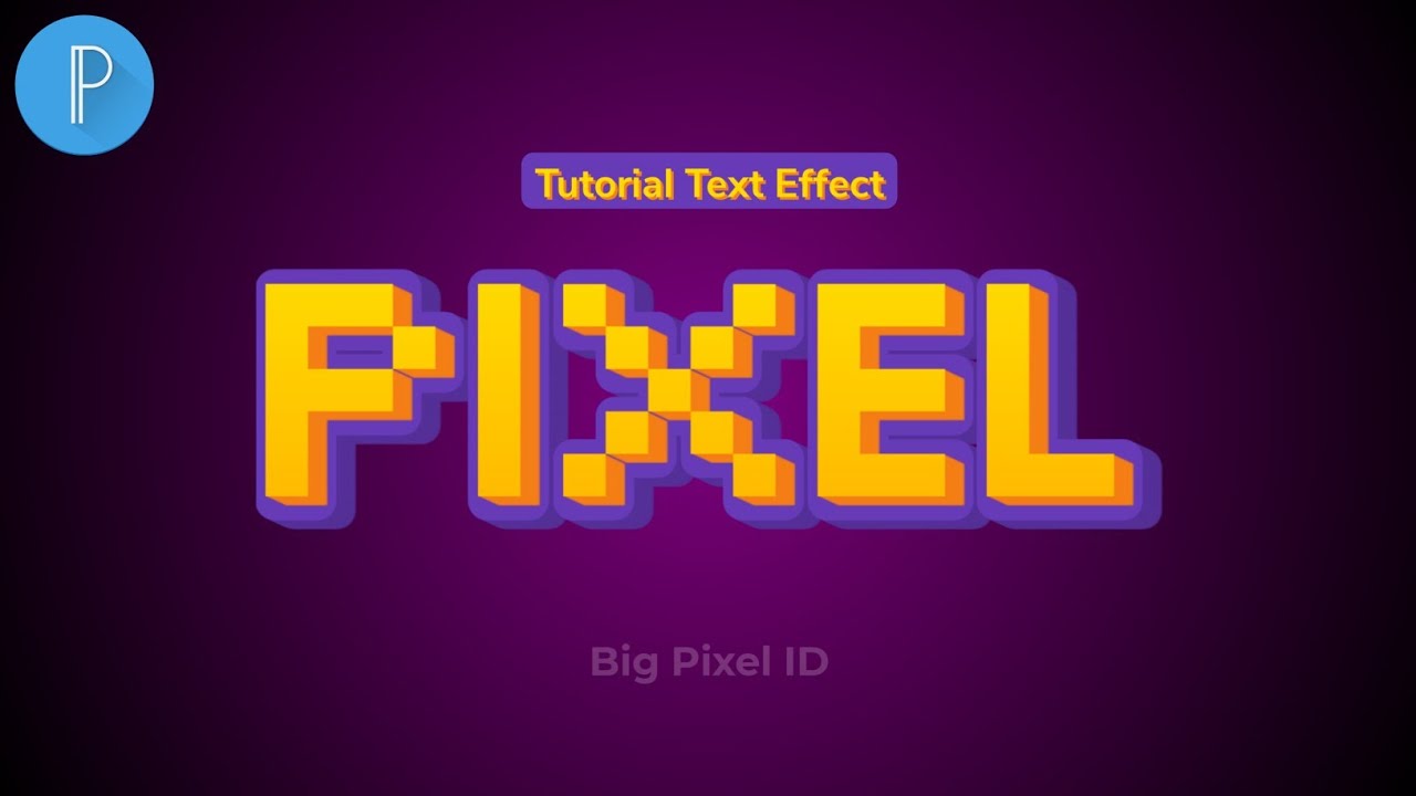 Cara Membuat 3d Pixel Text Effect | Tutorial PixelLab - YouTube
