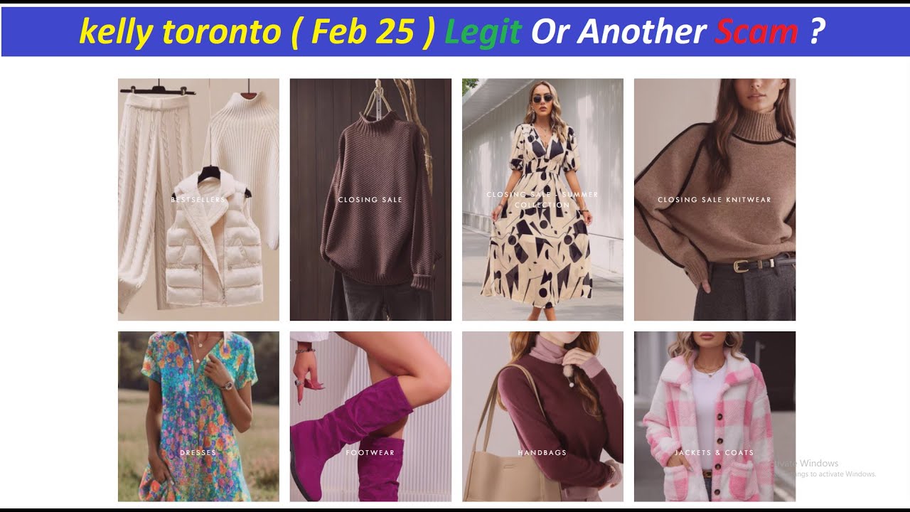 kelly toronto ( Feb 25 ) Legit Or Another Scam ? Kelly Toronto Clothing ...