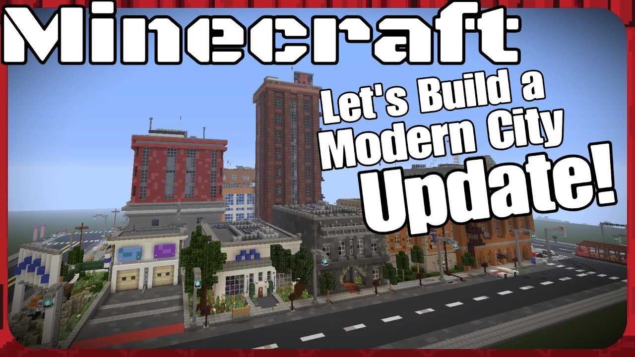 Atlas S1: E6 -Minecraft! Let's build a modern city!! Atlas City Update ...