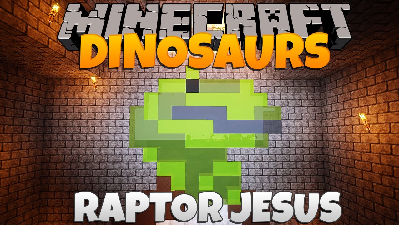 Minecraft Dinosaurs - Part 30: Raptor Jesus. - YouTube