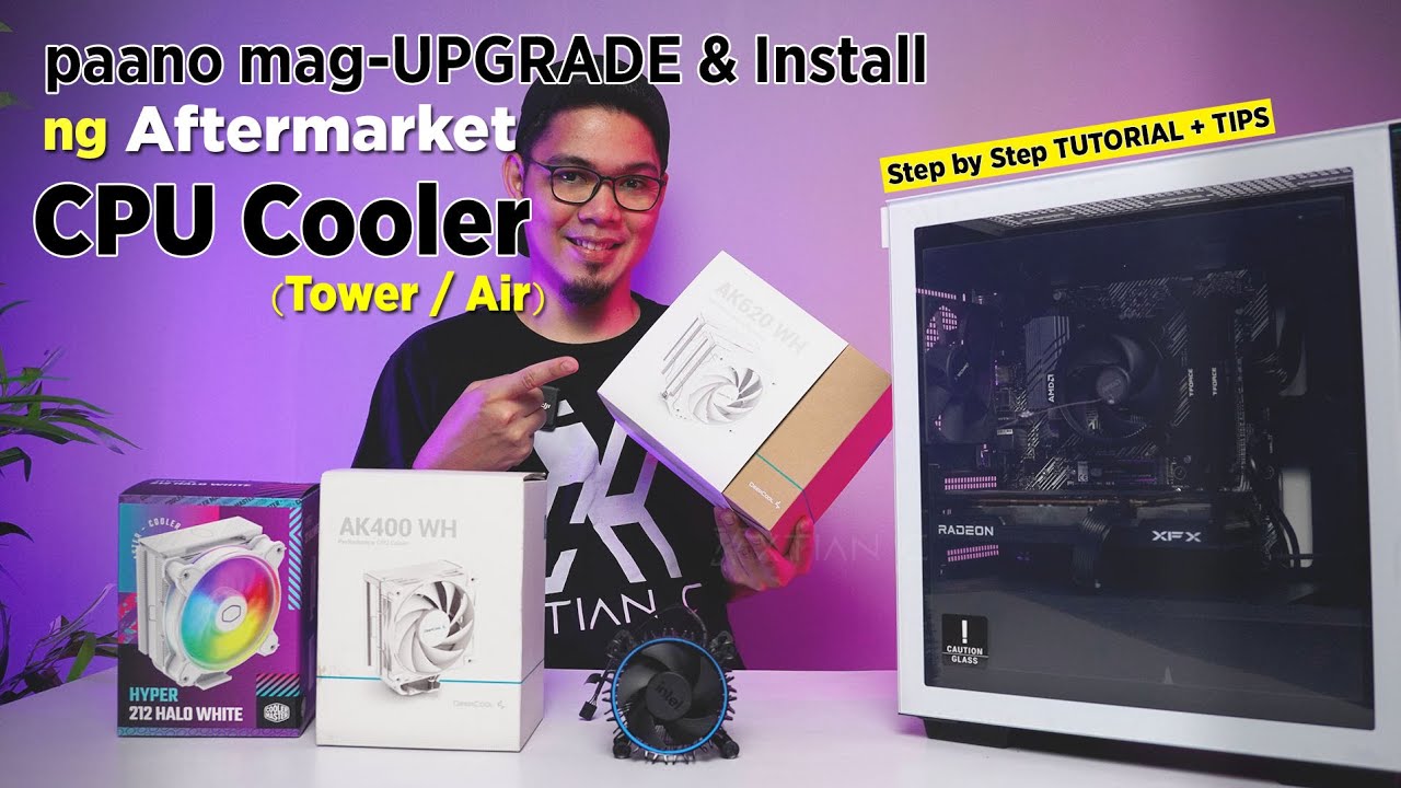 VLOG: paano mag-UPGRADE & INSTALL ng Aftermarket CPU Tower/Air Cooler (AM4) [Ph] - YouTube