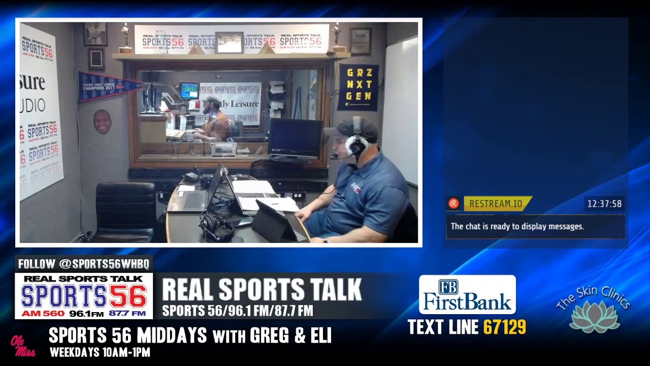Sports 56 Middays w/ Greg Gaston & Eli Savoie - YouTube
