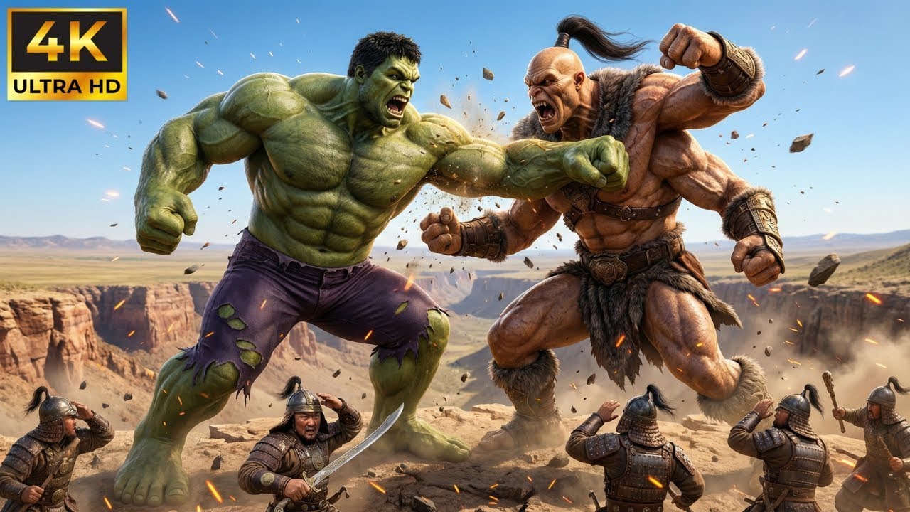 Hulk vs Goro | The Classic Battle to Rescue the Mongolian Princess from ...
