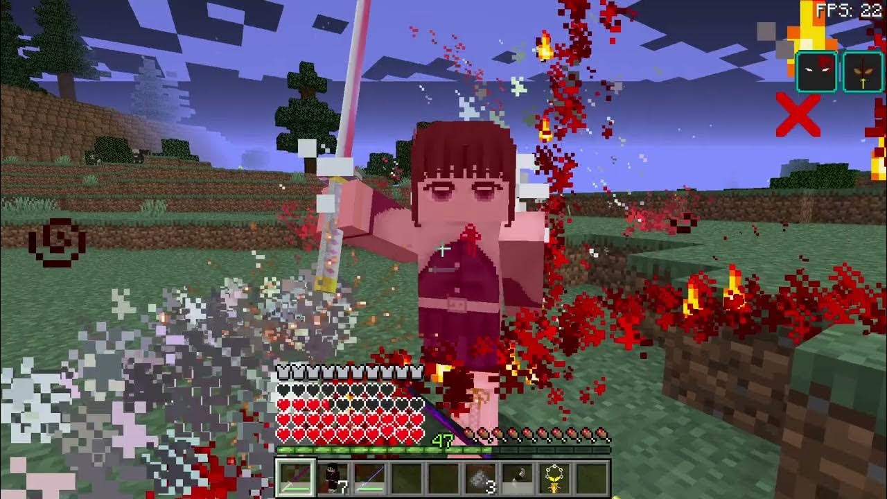 Клинок рассекающий демонов но я демон Майнкрафт.#minecraft #minecraft # ...