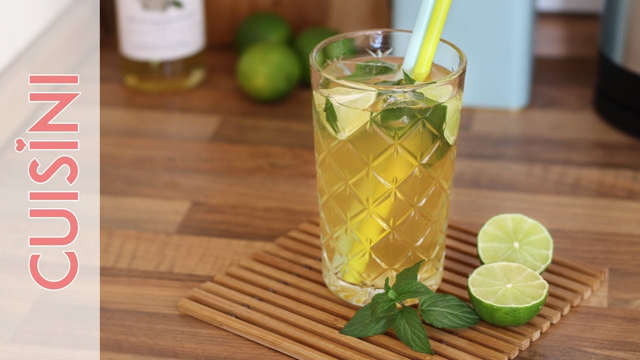 EISTEE HUGO selber machen | Rezept (alkoholfrei) - mit Minze und ...