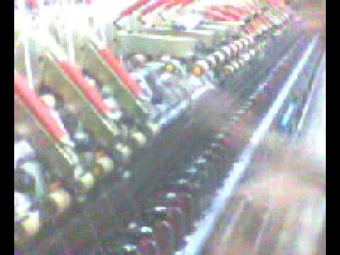 Machines on Slub yarn production.avi - YouTube
