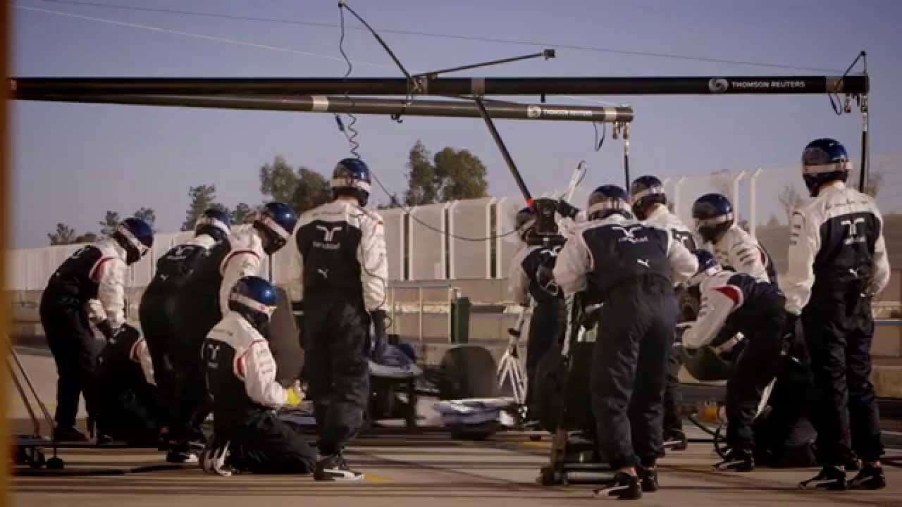 Pit Stop Feature by Williams F1 Team - Part 3 - Rear Jack - YouTube