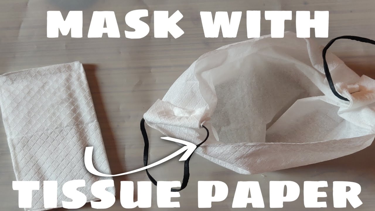 Simple easy tissue mask to prevent #coronavirus | DIY paper mask ...