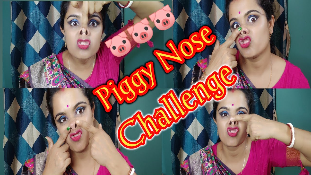 Piggy Nose Challenge ।। Most Requested Video ।।Funny Video।। - YouTube