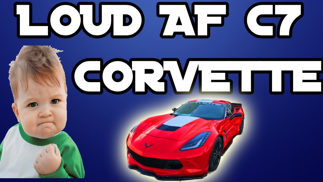 LOUD C7 CORVETTE Cammed, Supercharged, Corsa XTREME, MGW Short Shifter ...