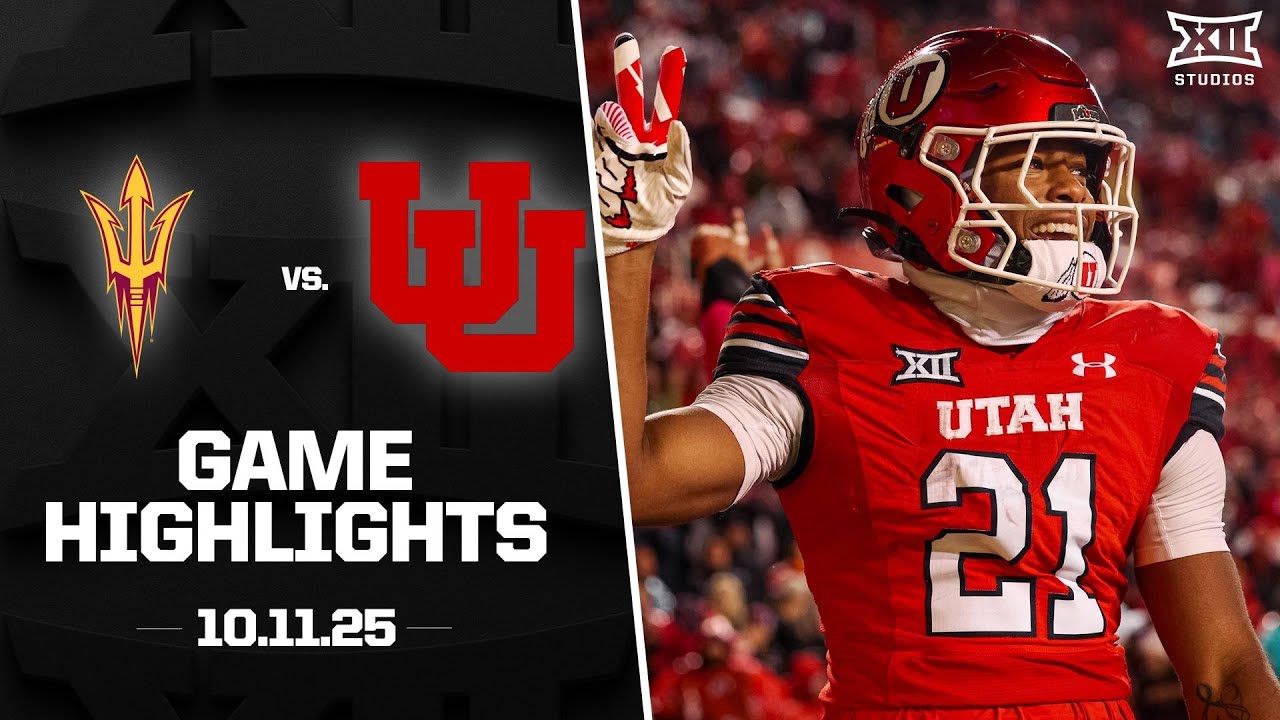 #21 Arizona State vs. Utah Game Highlights | 2025 Big 12 Football - YouTube