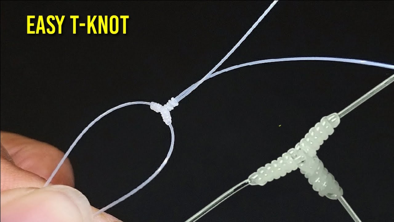 Super Easy Way to Tie T-Knot | Tangle Free | Fishing Knots - YouTube