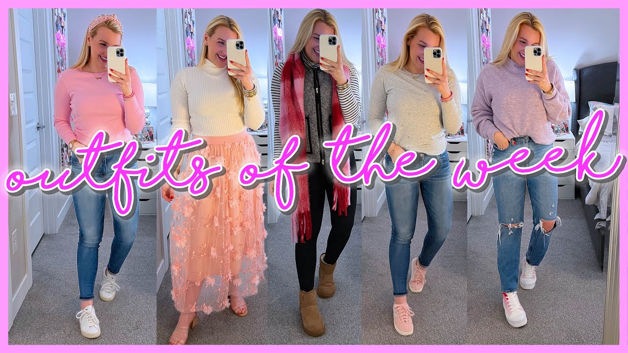 PREPPY PINK OUTFITS OF THE WEEK (OOTW #3 JANUARY 2023) || Kellyprepster ...