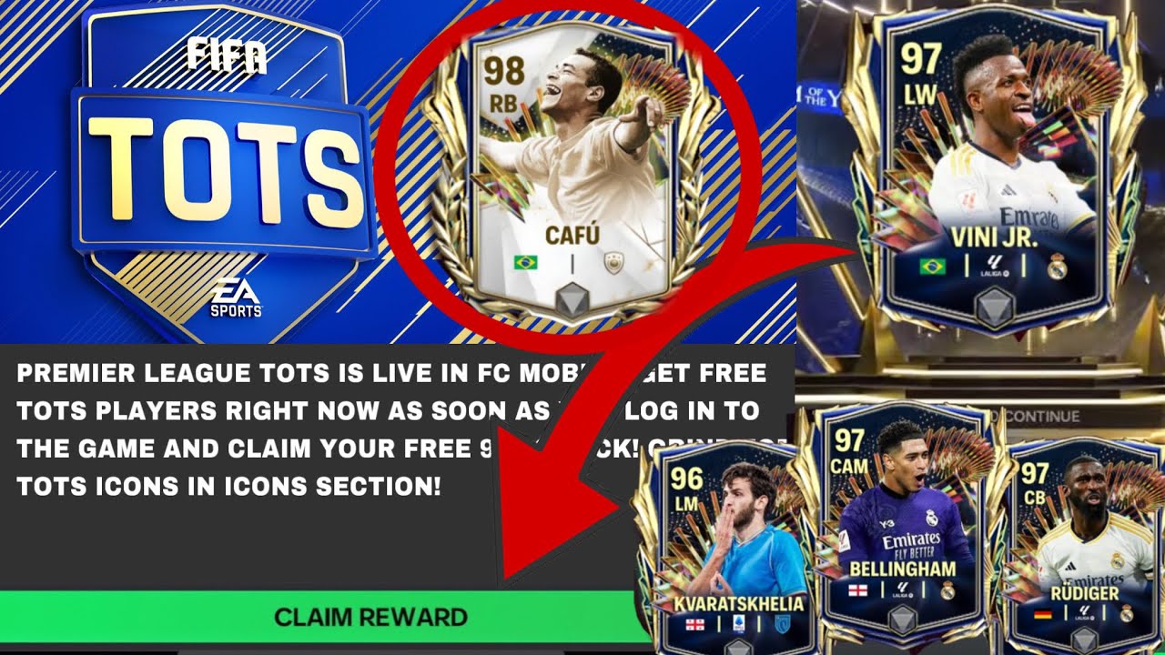 TOTS VINI JR! LA LIGA TOTS IN FC MOBILE 24! GET FREE TEAM OF THE SEASON ...