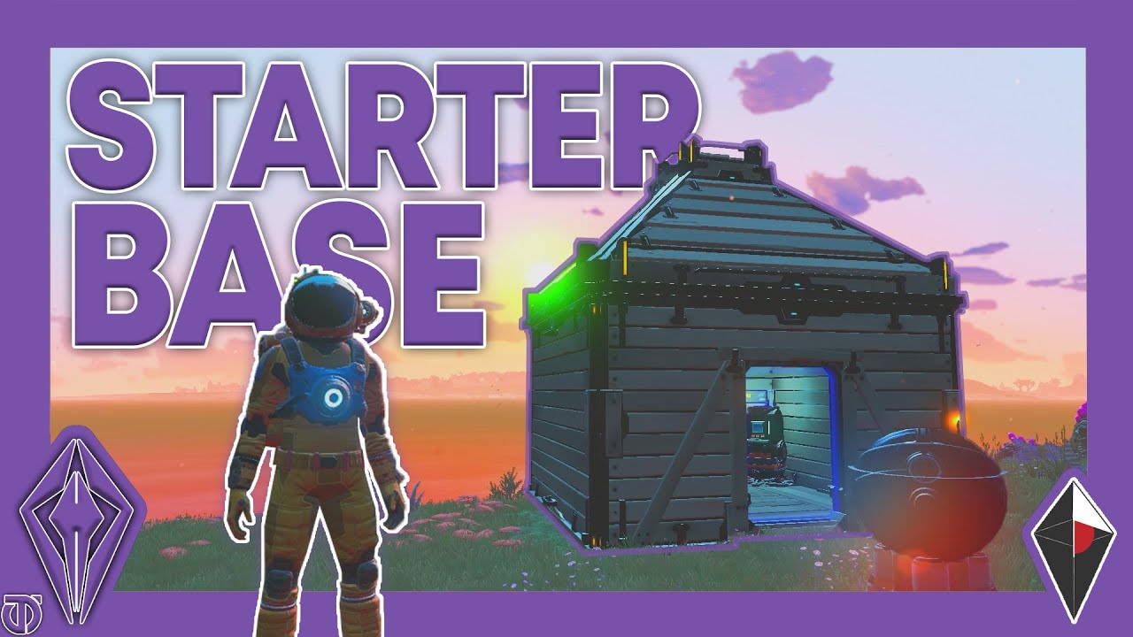 Building Your Starter Base! | Unlocking Blueprints | No Mans Sky - YouTube