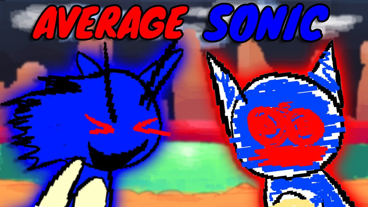 FNF AVERAGE SONIC EXECUTABLE MOD #sonic #sonicexefnf - YouTube