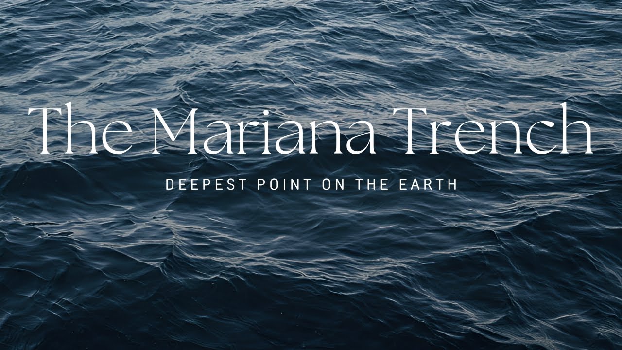 The Mariana Trench, Challenger deep. The deepest part on the earth.. # ...