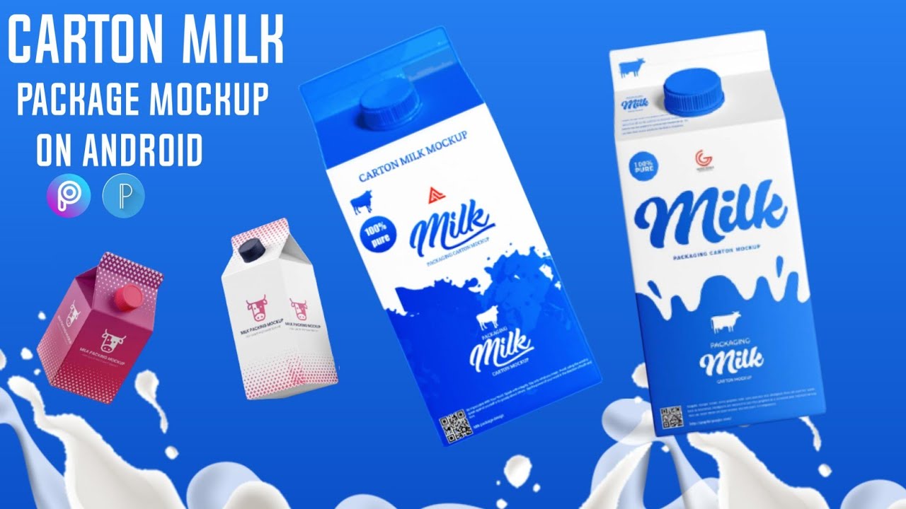 How to make product package design on android||packaging mockup ...