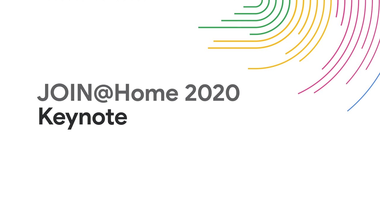 JOIN@Home 2020 Keynote - YouTube