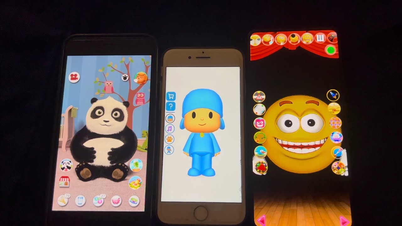 Talking Ryan Echo Vs Talking Pocoyo Echo Vs Talking Smiling Simon Echo ...