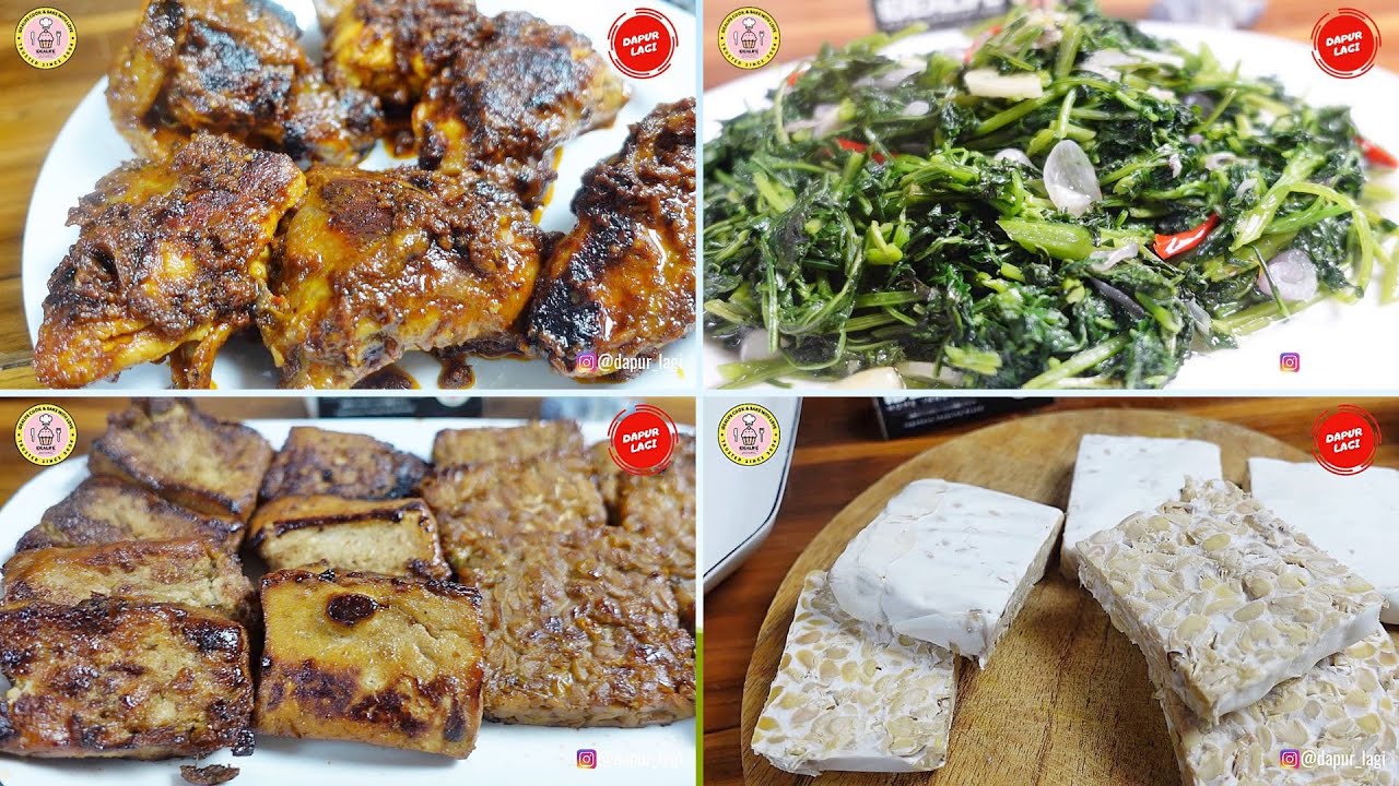 4 MACAM RESEP MASAKAN YANG AWALNYA DARI MENGIRIS TEMPE ... ENAK ...