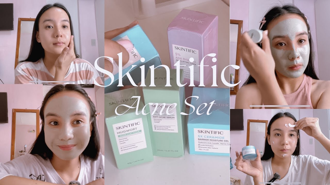 Using Skintific Acne Set for a week | Skintific Mugwort Clay Stick, 5x ...