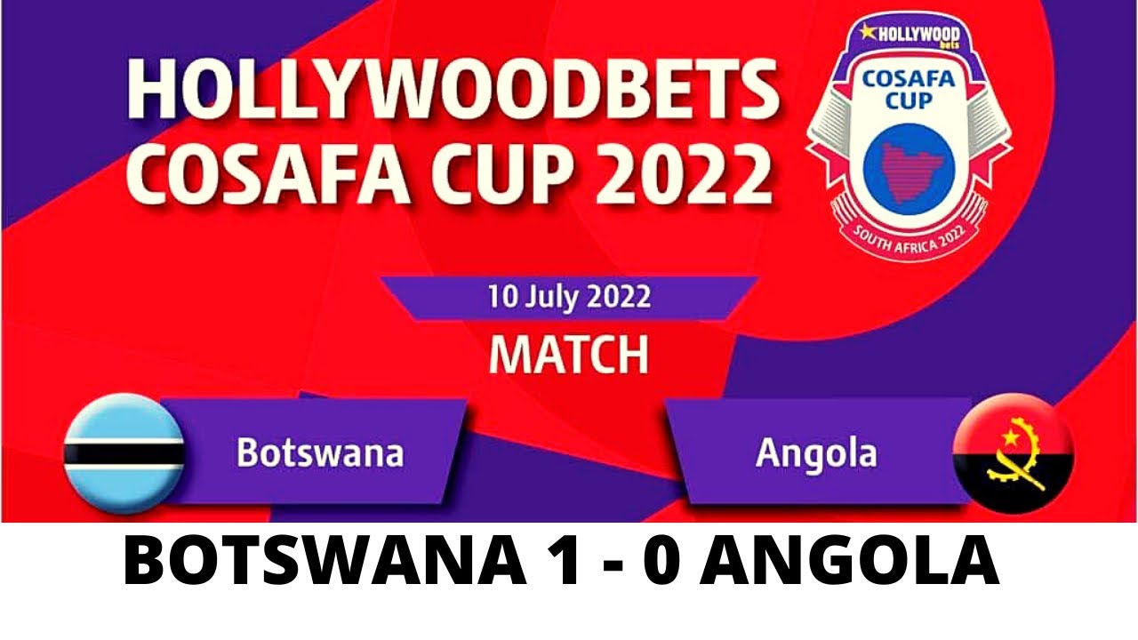 Botswana vs Angola | Cosafa Cup 2022 Highlights - YouTube
