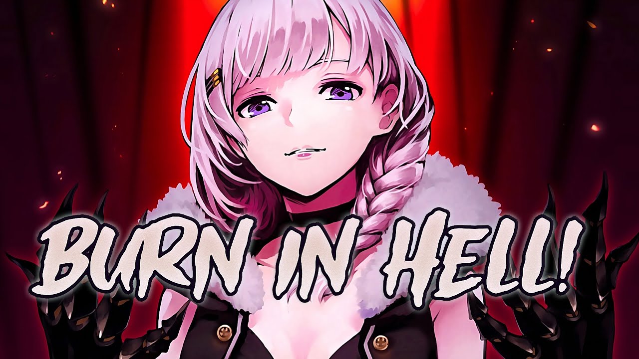 EMM - BURN IN HELL (Sped Up) [Lyrics 8D Nightcore] | USE HEADPHONES 🎧 - YouTube