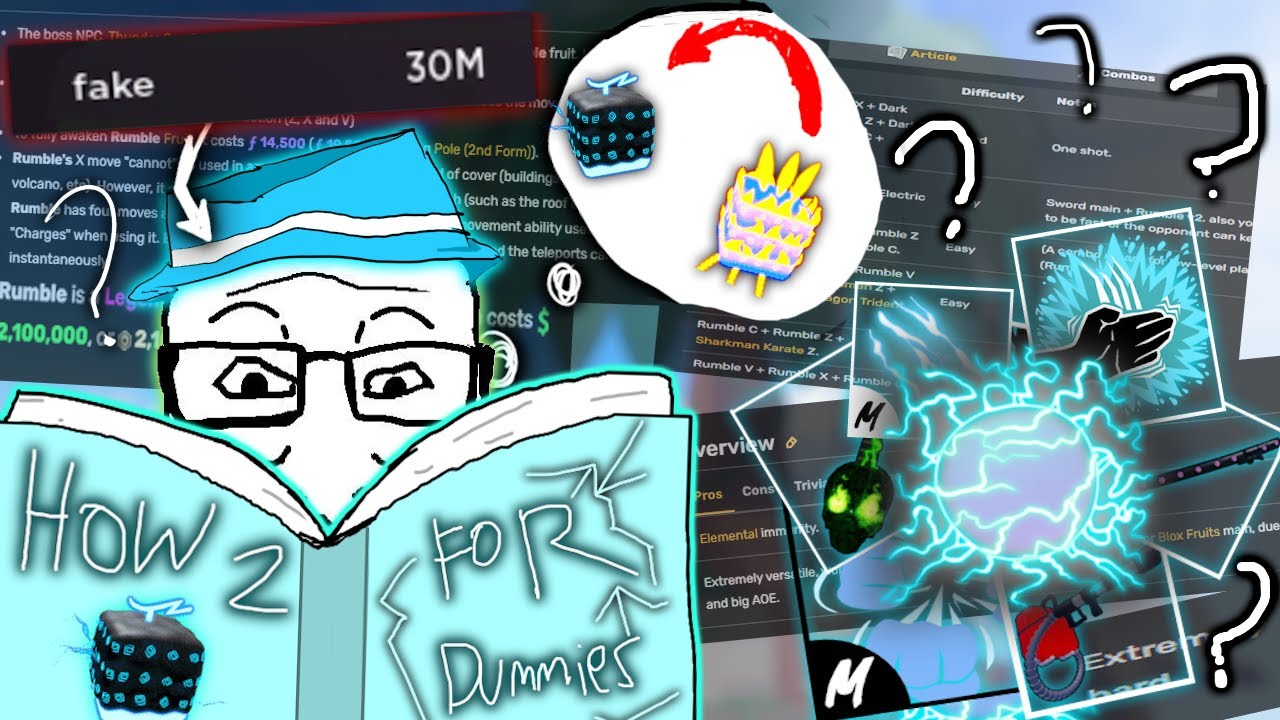 PHOENIX User Tries To Be a Skilled RUMBLE User | Roblox Blox Fruits ...