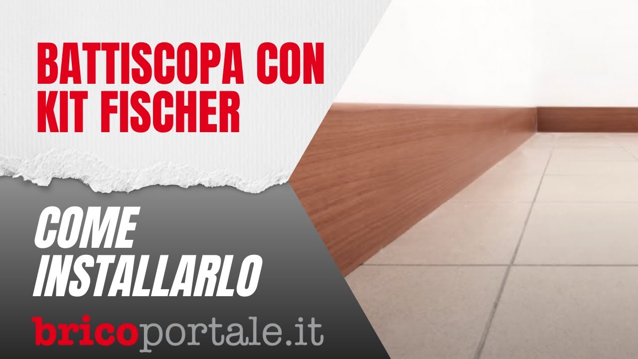 Come installare un battiscopa - YouTube