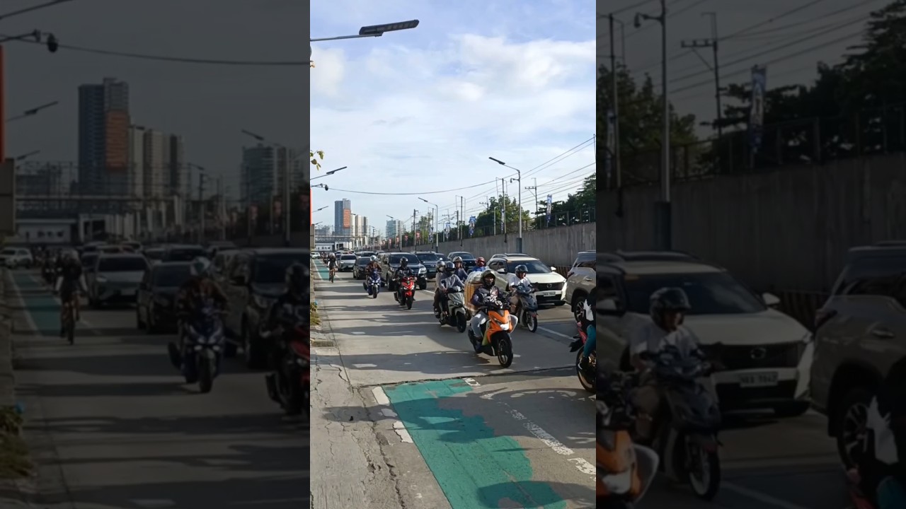 Morning bike | NCAP effect in EDSA #shorts - YouTube
