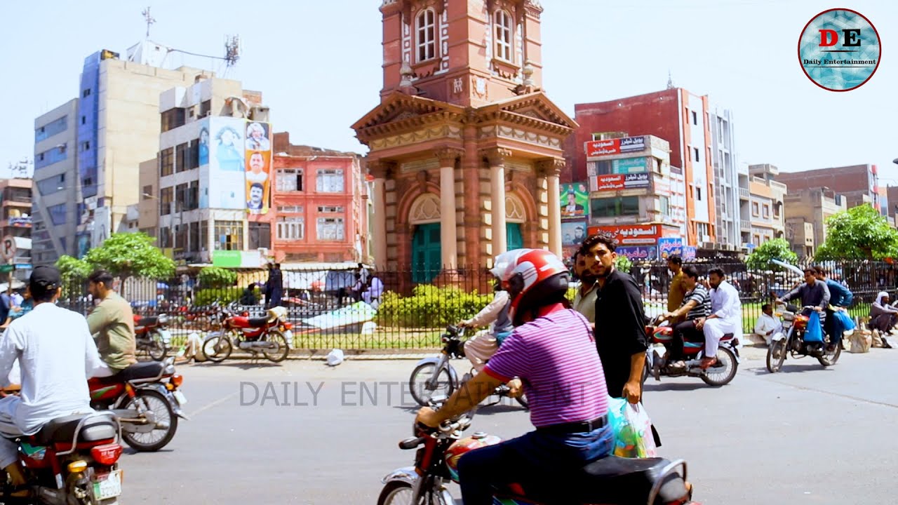 Ghanta Ghar | Clock Tower Faisalabad | 8 Bazaar Faisalabad | BUSY BAZAARS CLOCK TOWERفیصل آباد ...