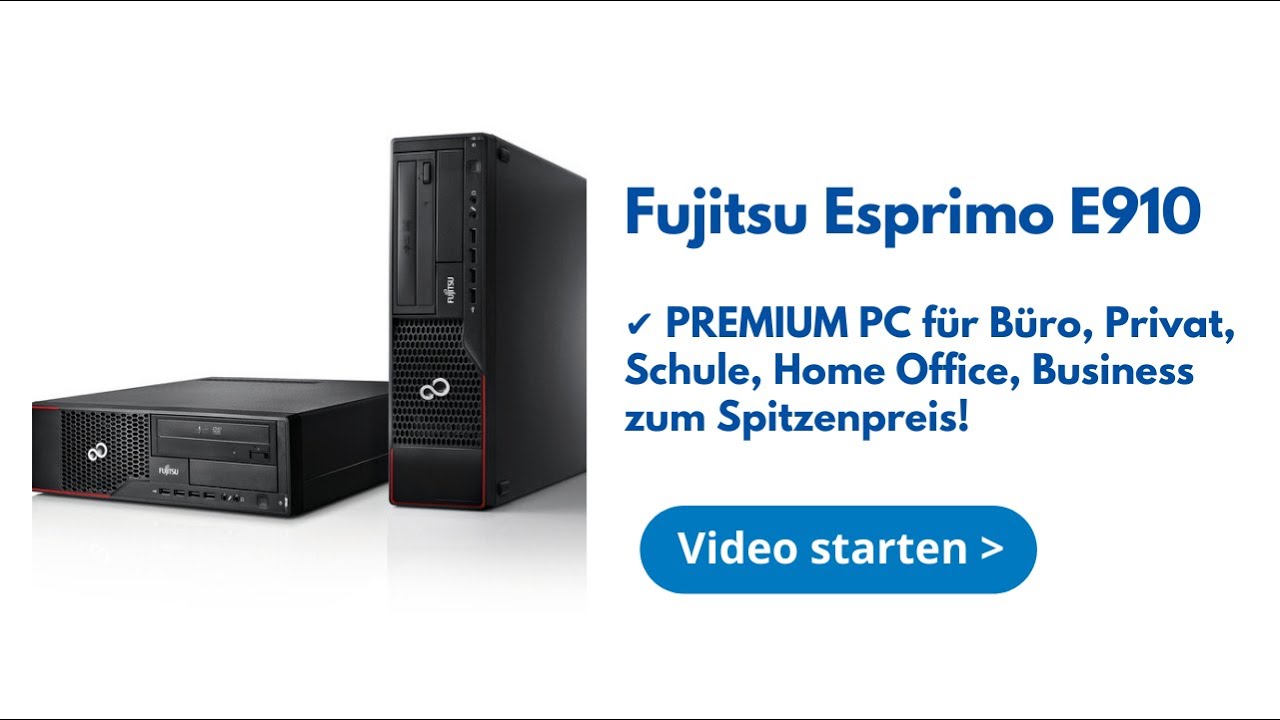 Fujitsu Esprimo E910 - YouTube
